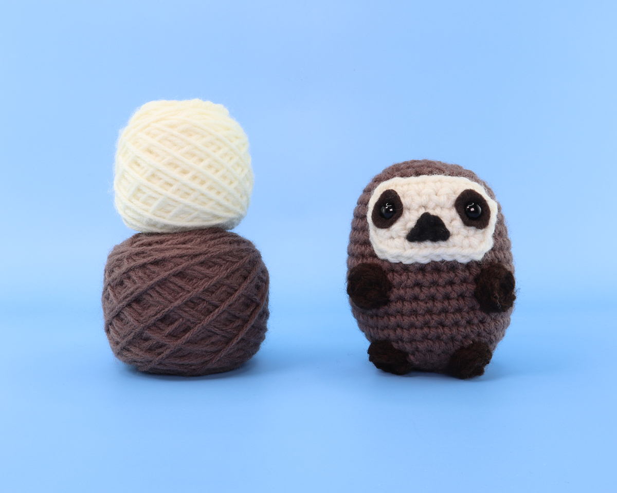 Chase The Sloth Crochet Kit – Animal Crochet Store