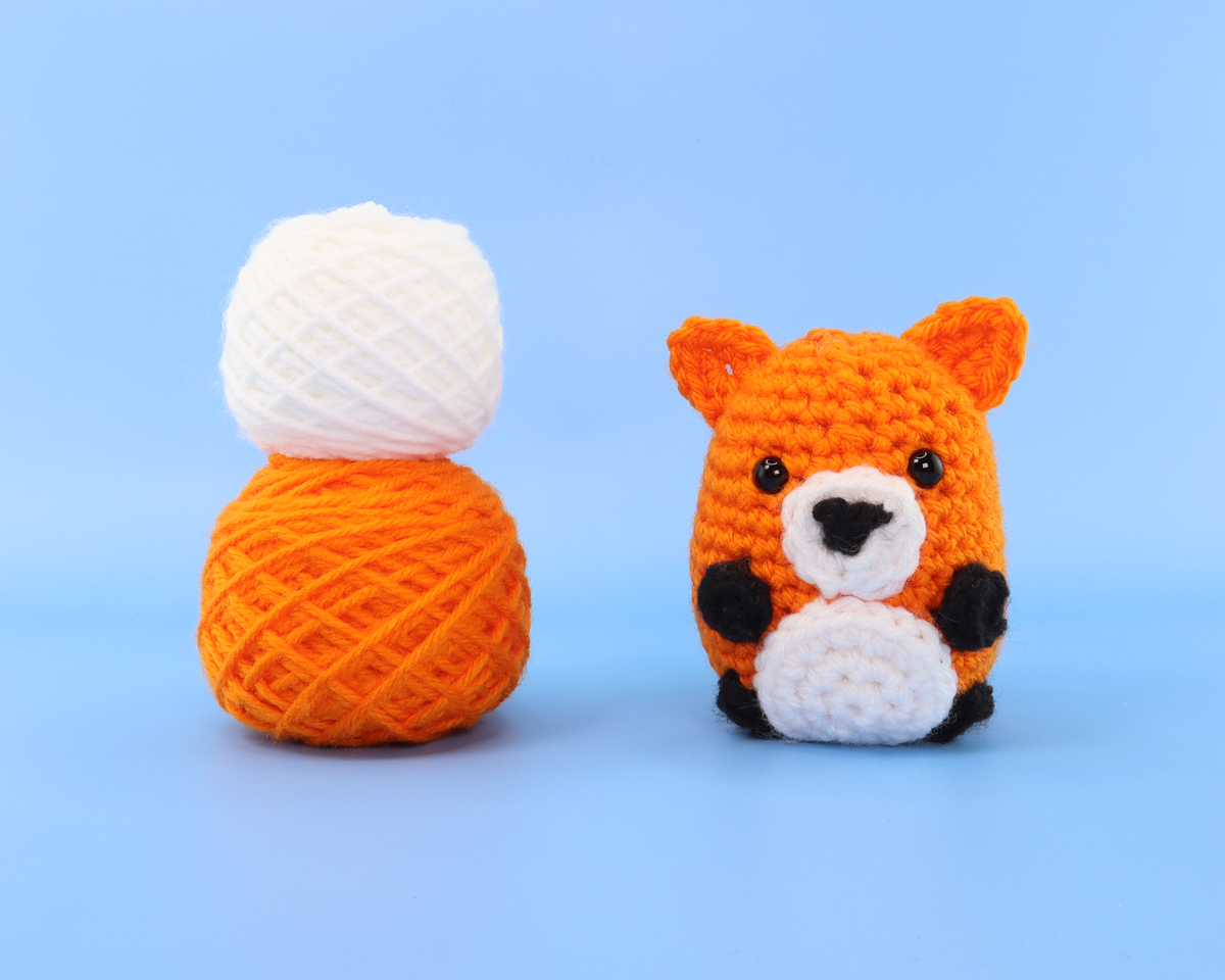 FeFe The Fox Crochet Kit – Animal Crochet Store