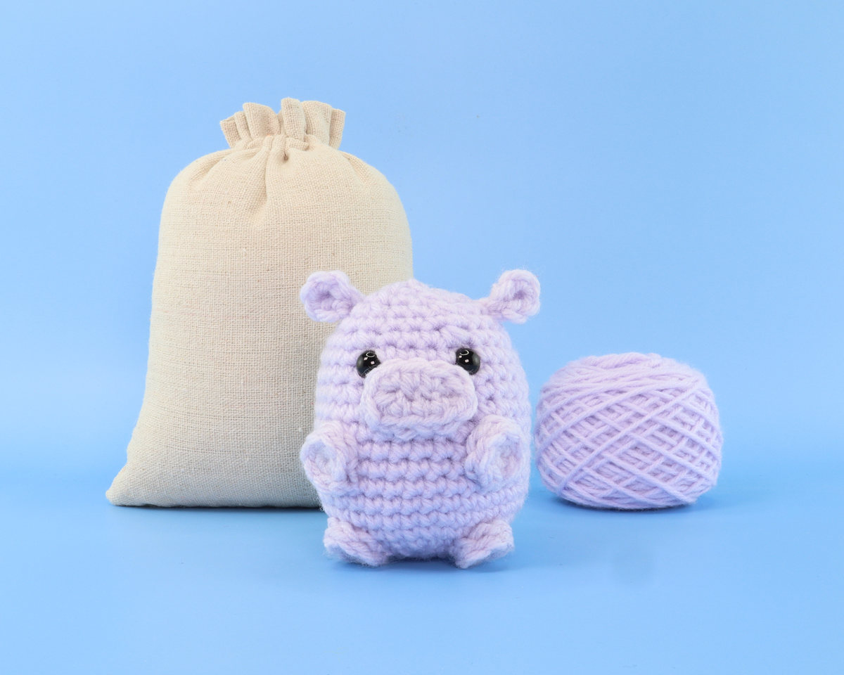 Hannah The Hippo Crochet Kit – Animal Crochet Store