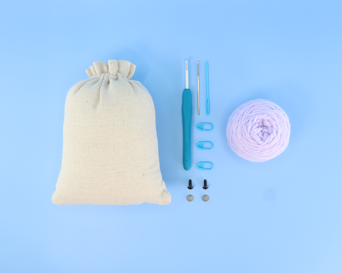 Hannah The Hippo Crochet Kit – Animal Crochet Store