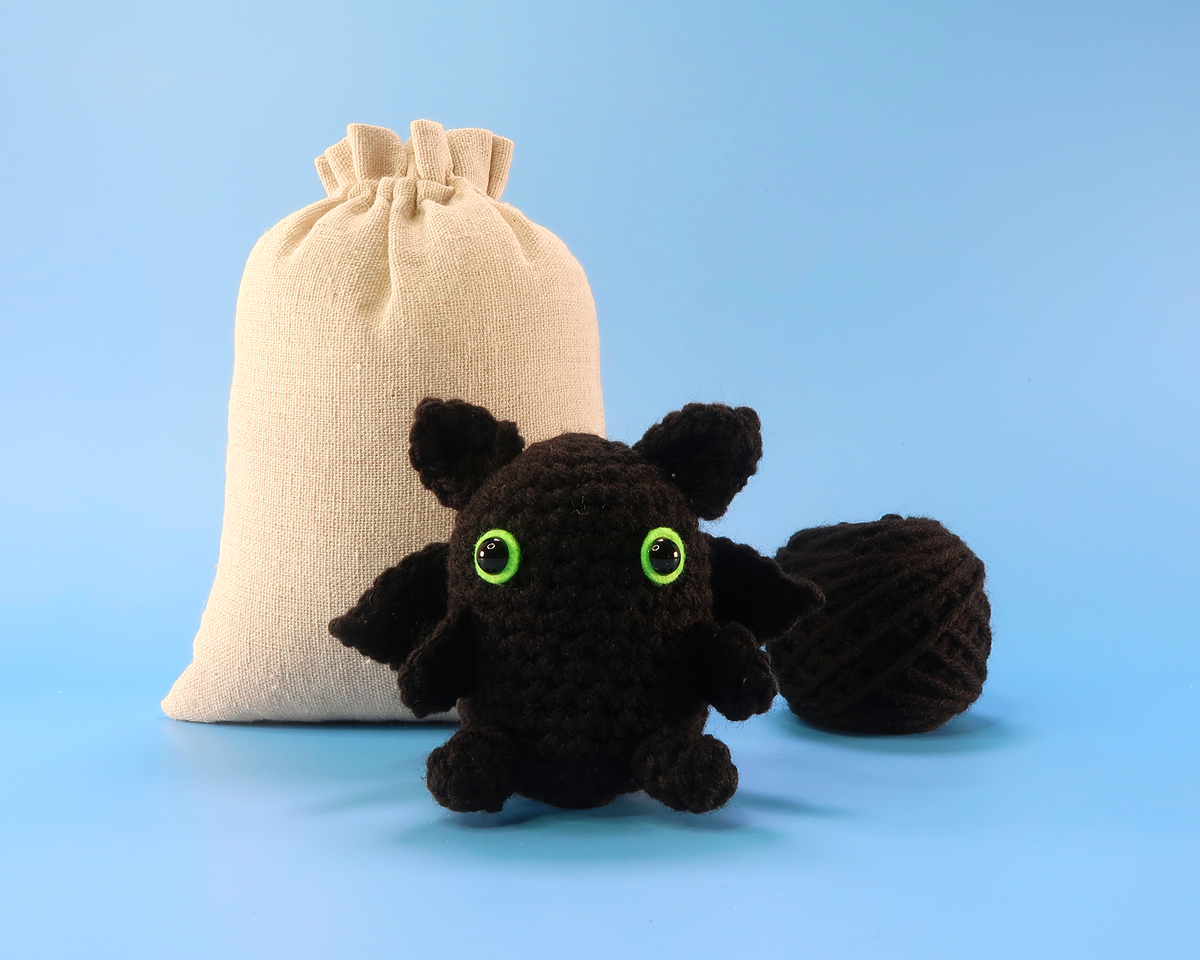 Bat Dragon Crochet Kit & Pattern | Beginner Crochet Kit | Animal ...